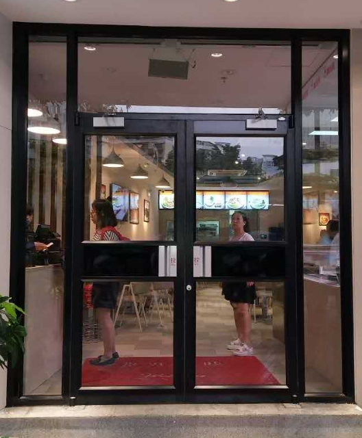 Shopping Malls Commercial Storefront Tempered Insulated Glass Flush ...